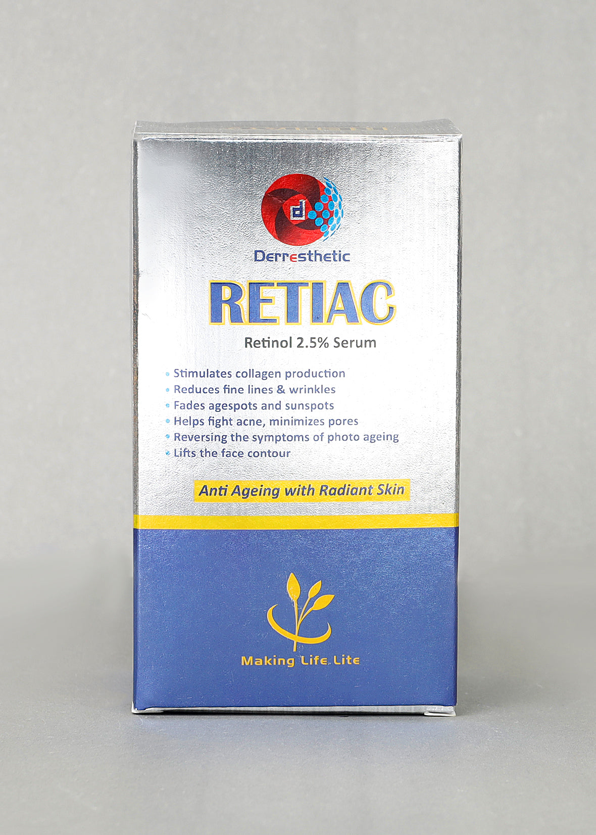 RETIAC S Retinol Serum 2.5% (Transparent Fluid For Dry Skin) – Derresthetic