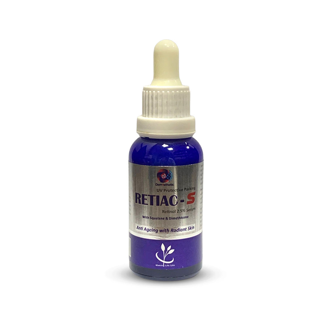 RETIAC S Retinol Serum 2.5% (Transparent Fluid For Dry Skin) – Derresthetic